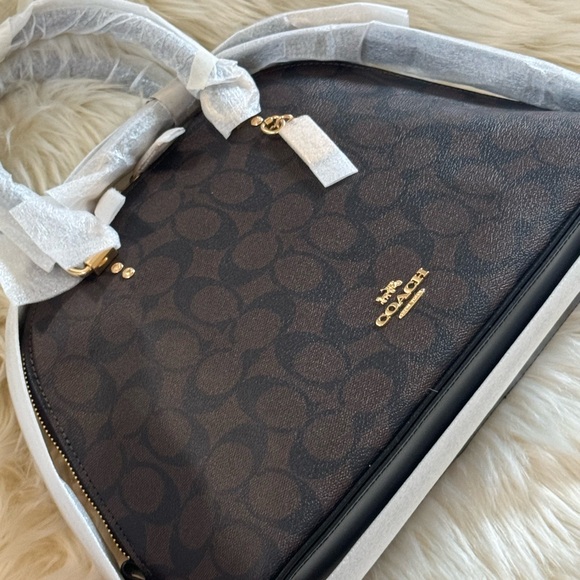 Coach | Bags | Coach Womens 2558 Katy Signature Leather Handbag | Poshmark